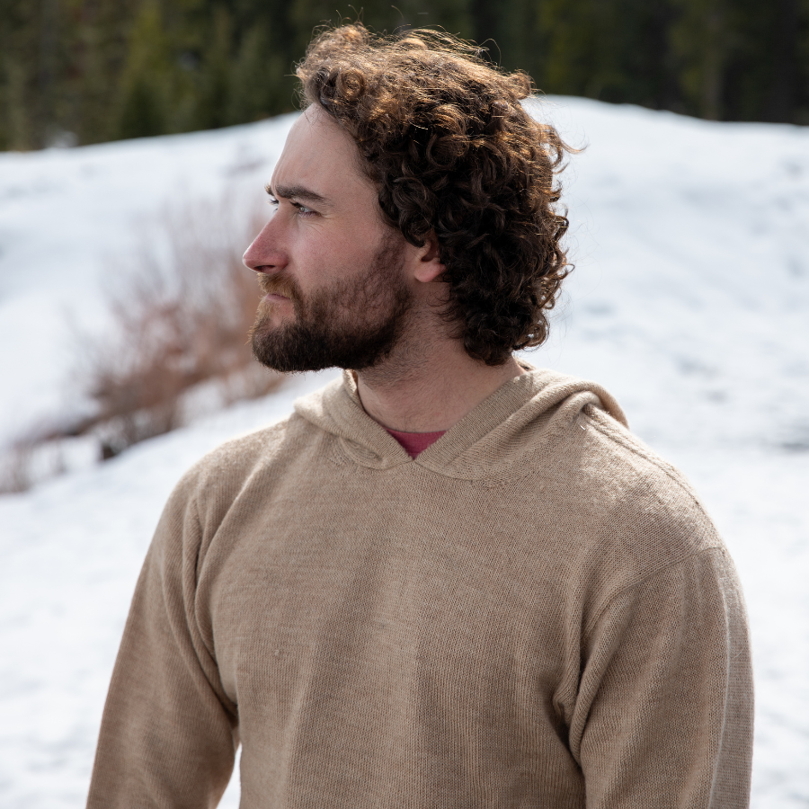 Men's Classic Alpaca Hoodie - Alpacas of Montana